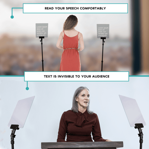 Presidential Teleprompter iPresent PRO: Complete Kit with APP & Remote ...