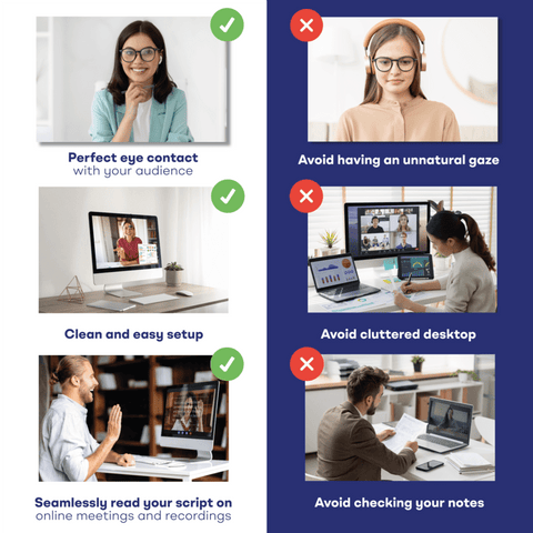 EyeMeeting Webcam: Perfect Eye Contact & Prompter for Online Meetings ...